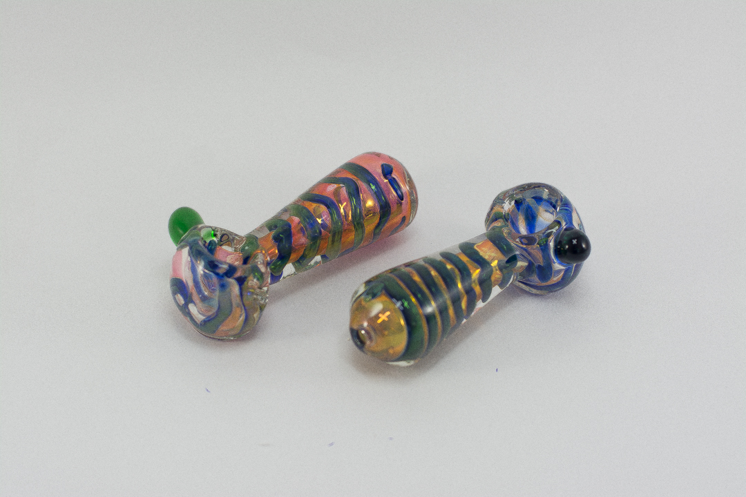 RS-3205 Confetti Han Pipe » Green Panther