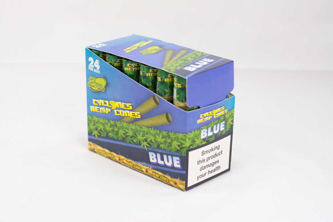 Cyclone Hemp Cones Blueberry 24pz caja grande 0630 » Green Panther