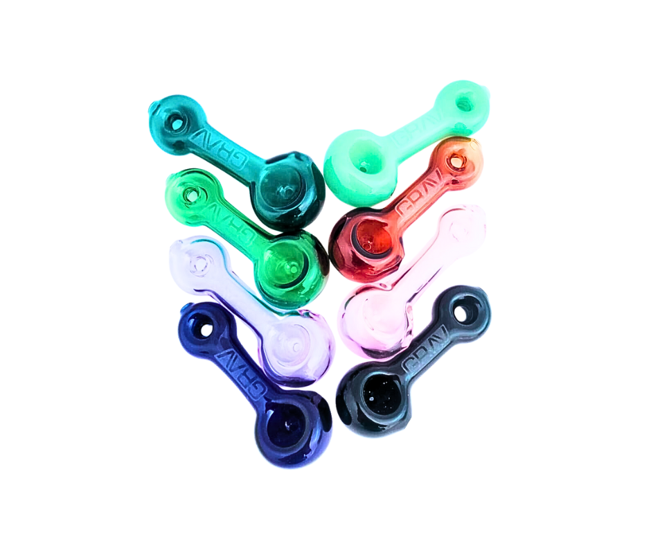 Grav Mini spoon Handcfarted 5408 » Green Panther